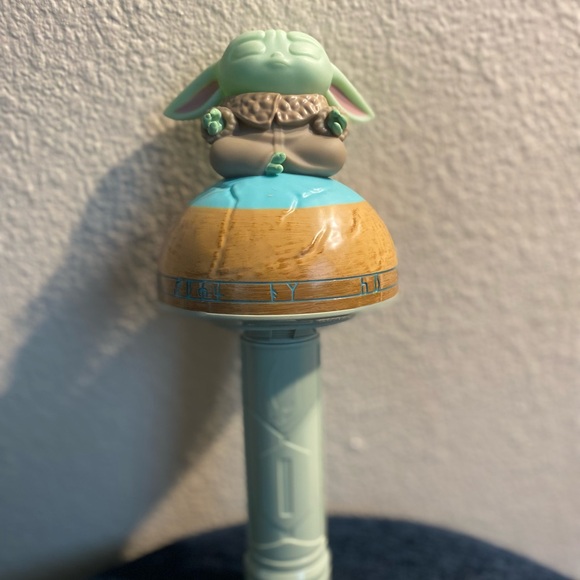 Disney | Toys | Disney Green And Blue Grogu Action Figure | Poshmark